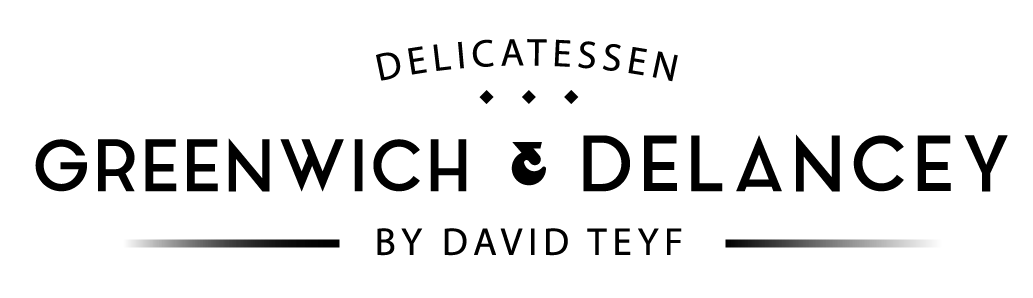 Download Greenwich & Delancey Delicatessen logo - JewishLogos.com