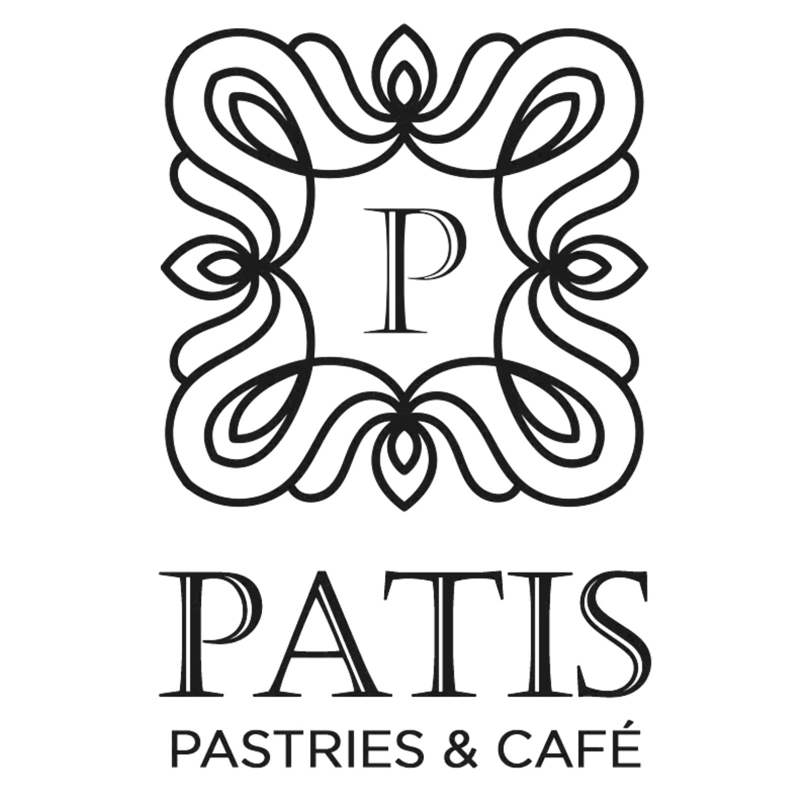 Download Patis Pastries & Cafe logo - JewishLogos.com